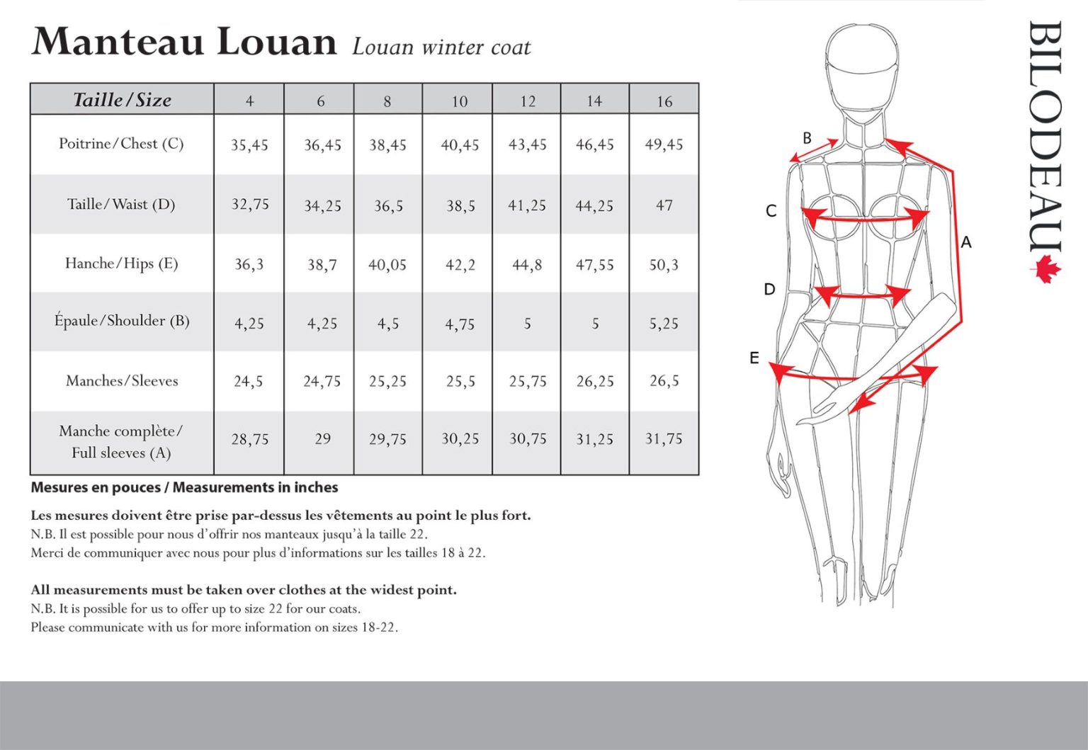 Louan Winter Coat by BILODEAU Canada